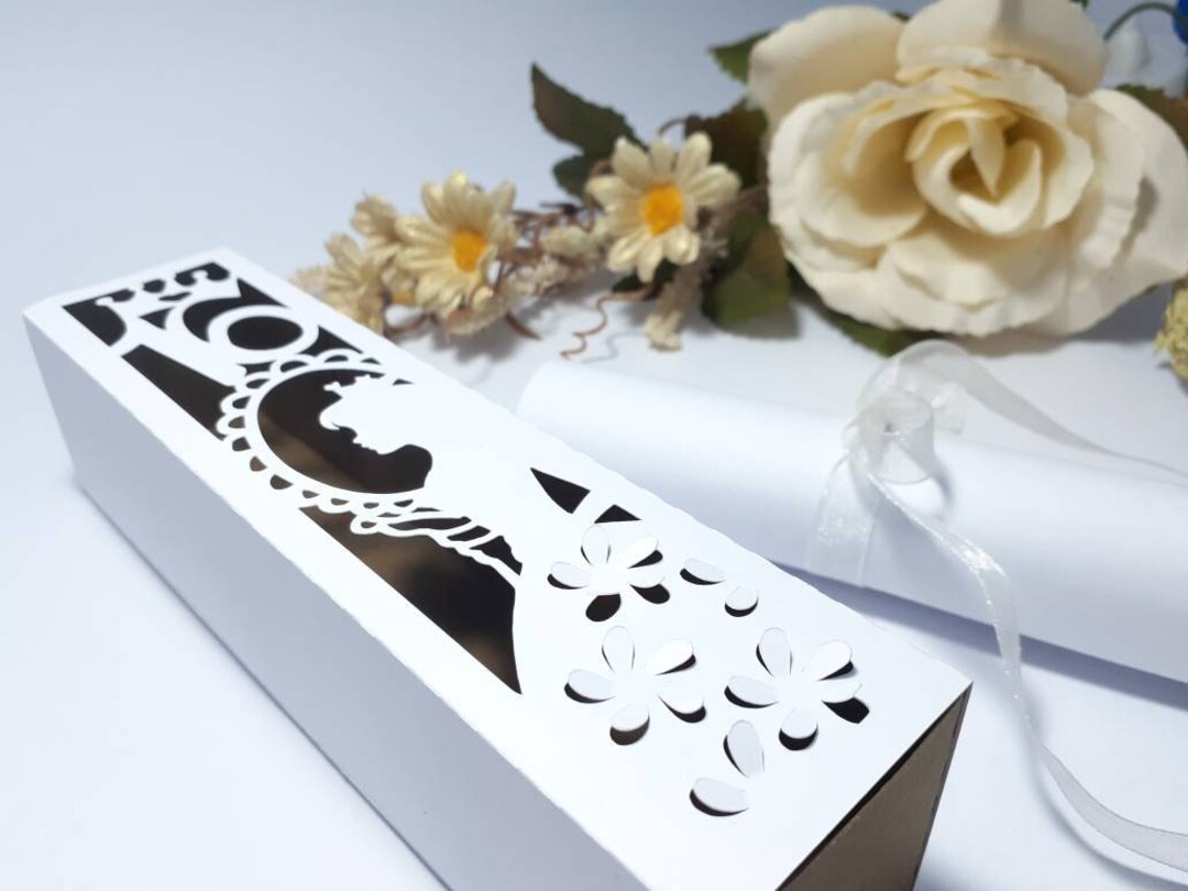 Sweet 16 Invitation Box SVG Template Party Favors Boxes Sweet 16 ...