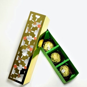 Set 8 SVG Christmas Chocolate Gift Box Svg Cut Files Candy Holder ...