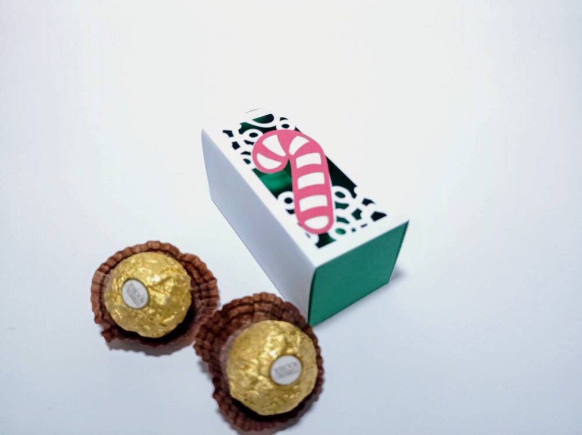SVG Christmas Chocolate Gift Box Svg Cut Files Candy Holder - Etsy