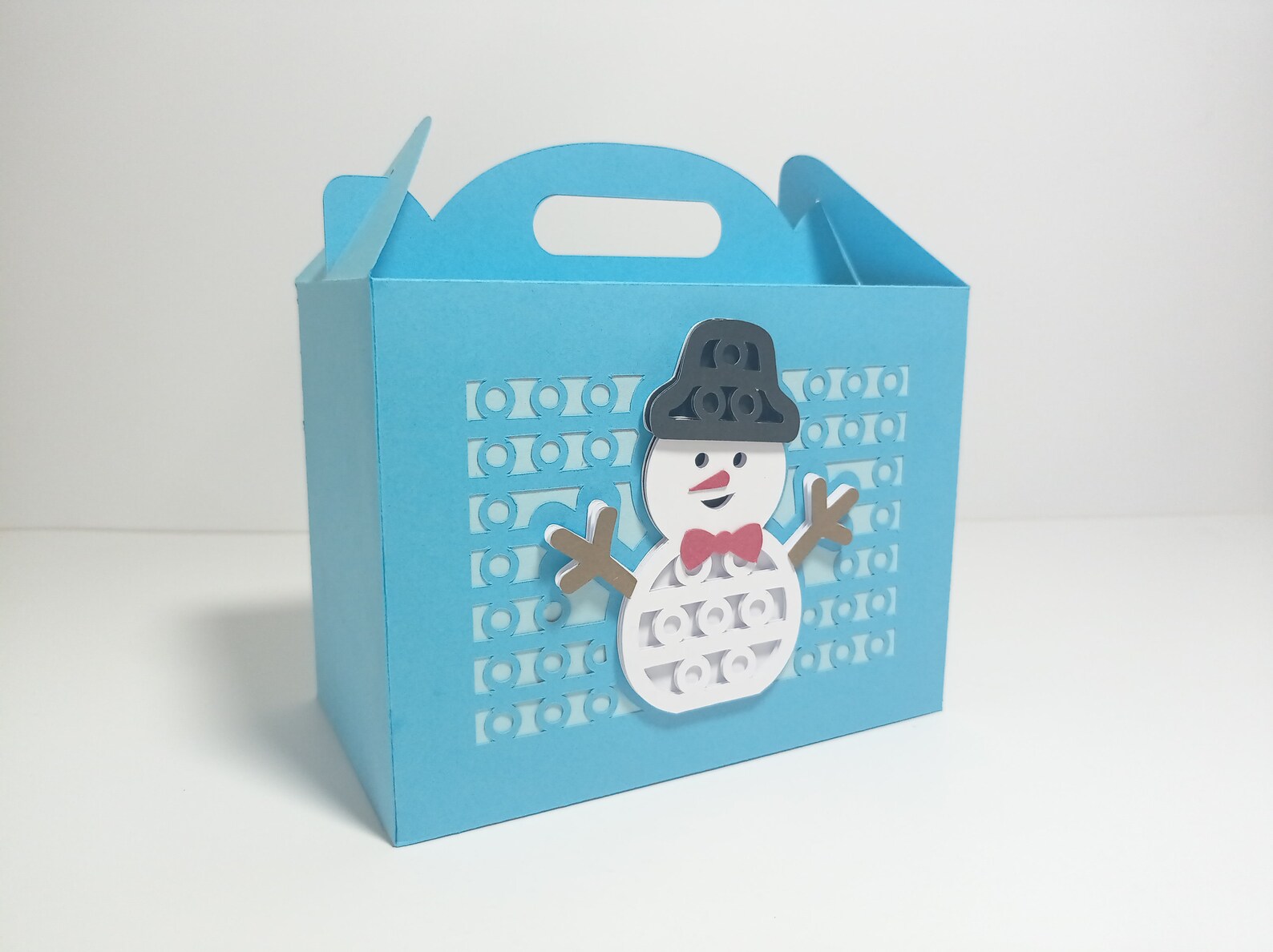 SVG Gable Favor Box Snowman Pop up Box Svg Cut Files Candy - Etsy