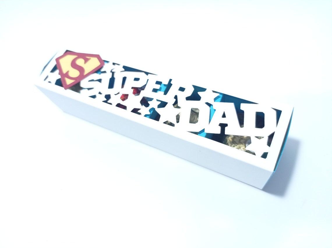 SVG Cut File Fathers Day Gift Box Candy Holder Cut File Cricut - Etsy