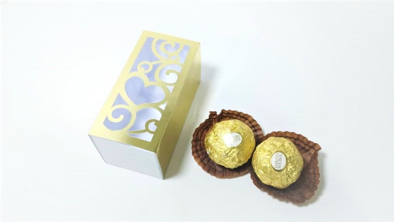 SVG Wedding Chocolate Gift Box Mini Candy Box Svg Cut Files - Etsy