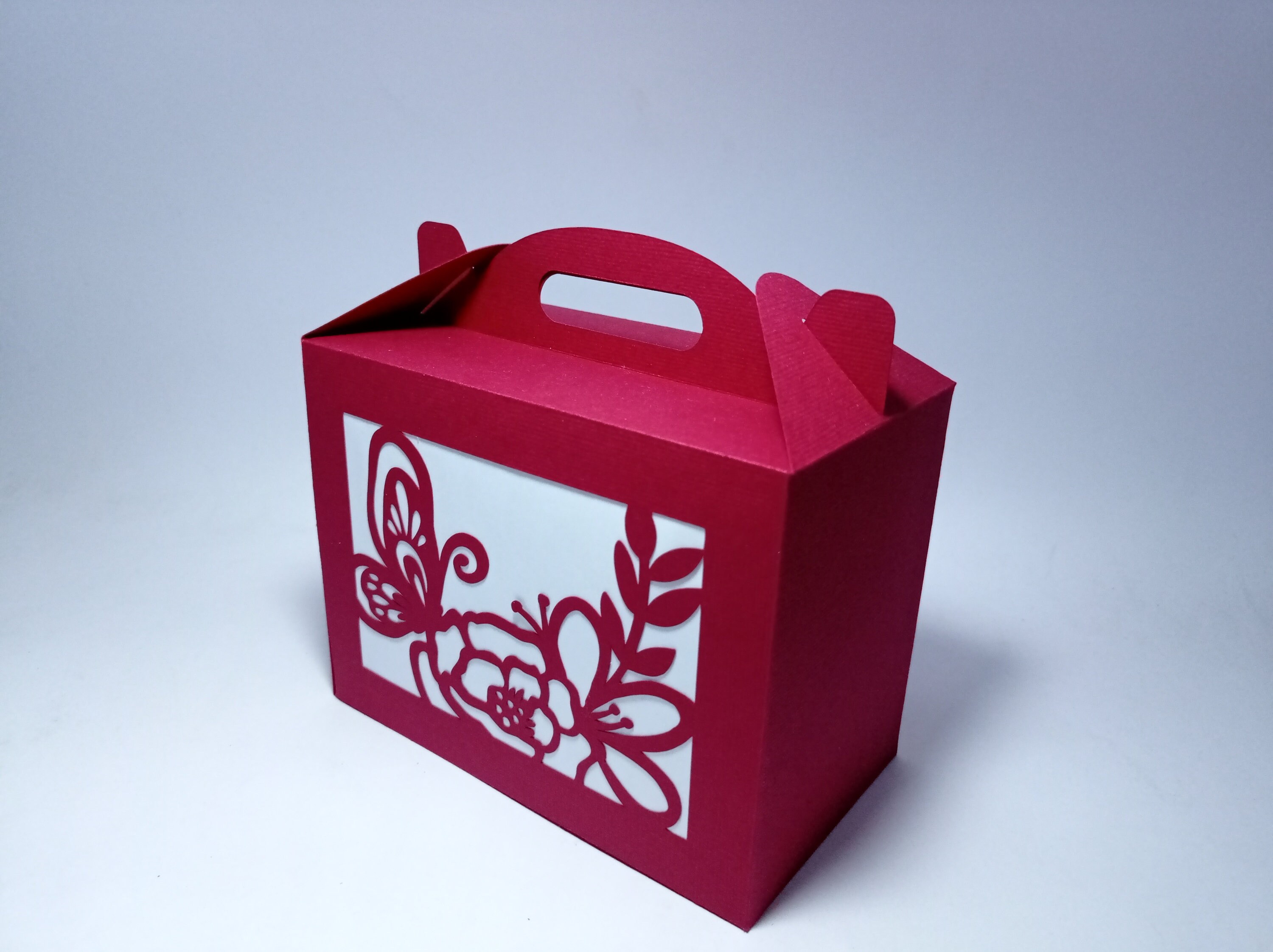 Svg Butterfly Gable Box DIY Cutting File Svg Cricut Silohuette | Etsy