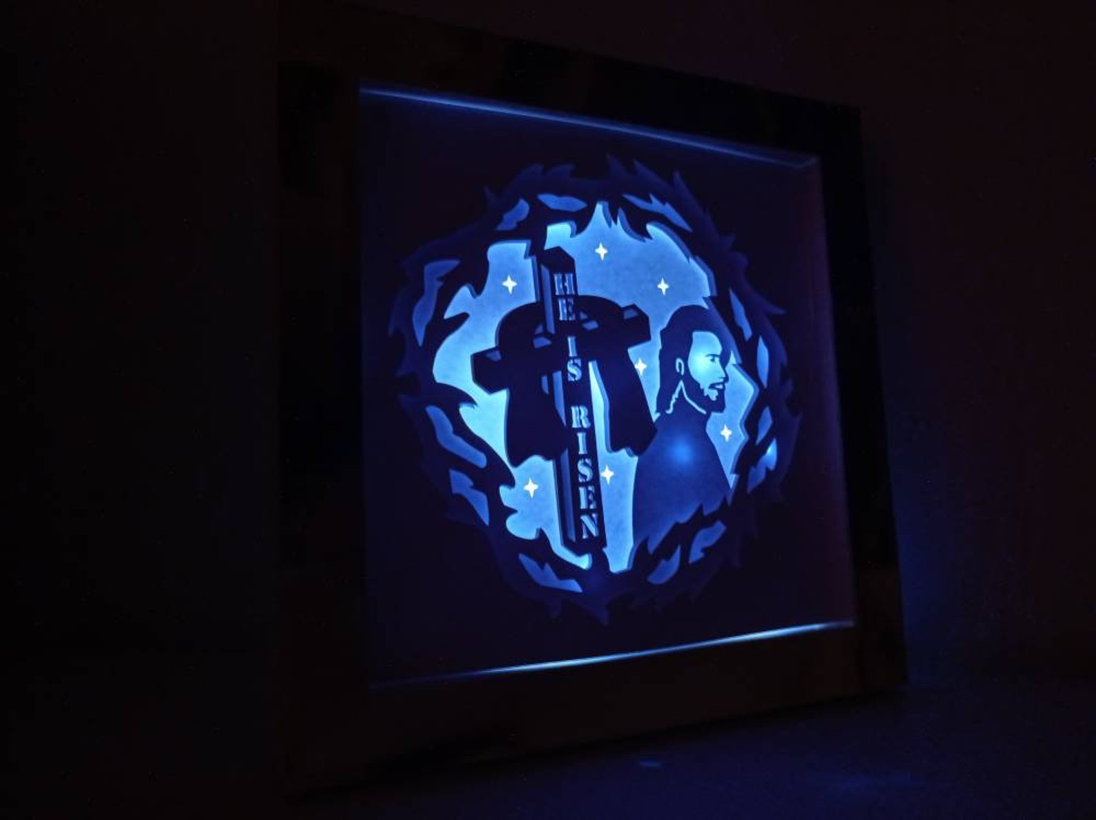 Shadow Box SVG 3D Layered SVG Easter Jesus Cross Paper Cut - Etsy