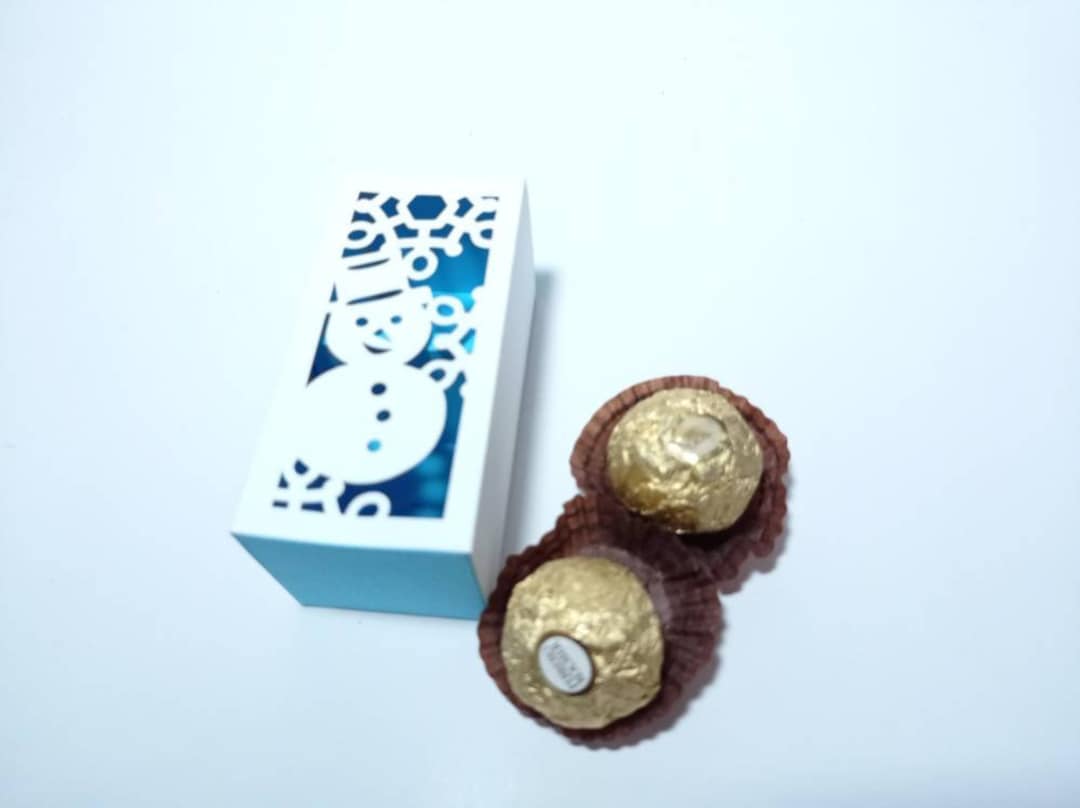 SVG Christmas Chocolate Gift Box Mini Candy Box Svg Cut Files Candy ...