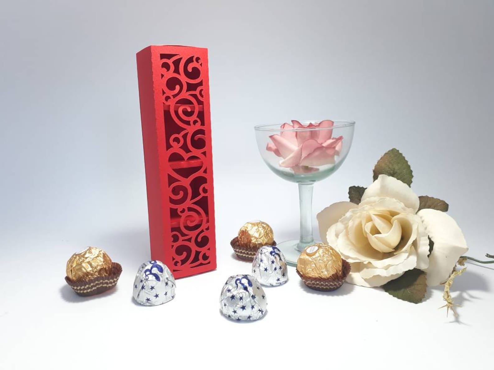 SVG Cut File Chocolate Gift Box Candy Holder Cut File Cricut - Etsy