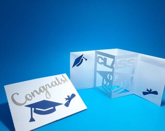 Graduation Card Box Svg | Etsy