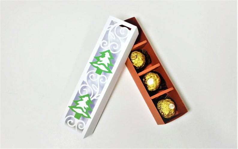 Set 8 SVG Christmas Chocolate Gift Box Svg Cut Files Candy - Etsy