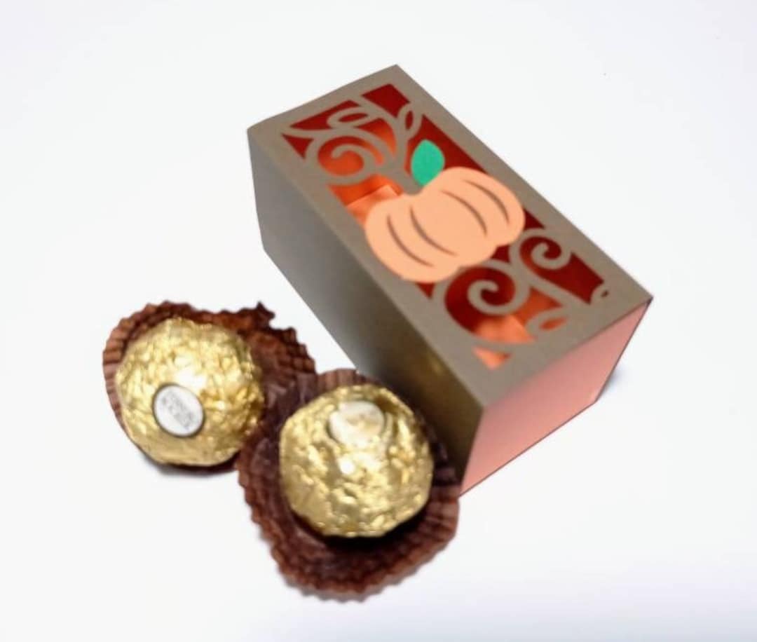 SVG Fall Chocolate Gift Box Svg Cut Files Candy Holder Pumpkin Svg ...