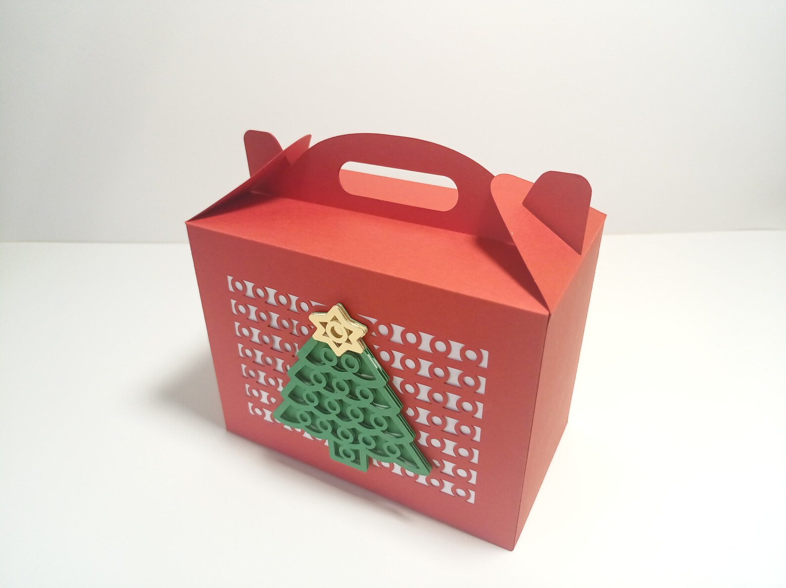SVG Gable Favor Box Christmas Tree Pop up Box Svg Cut Files - Etsy