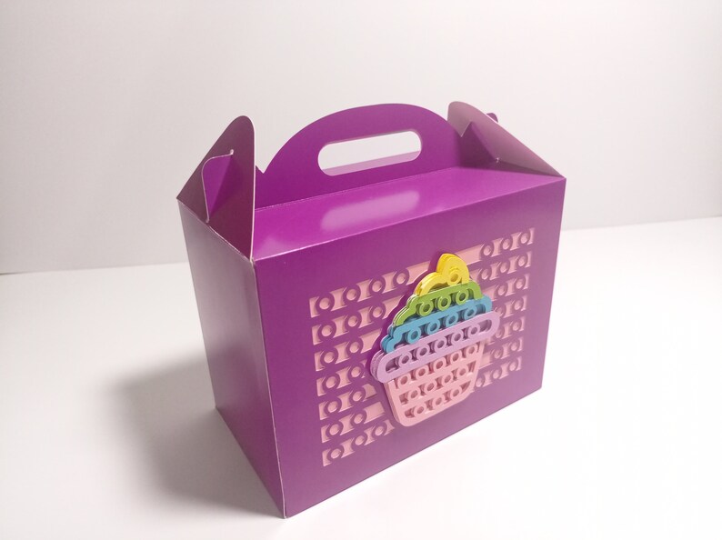 Svg Gable Favor Box Template Ice Cream Pop up DIY SVG Cutting - Etsy