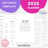 CANVA 2025 Monthly Templates Year 2025 Sunday and Monday Start ...