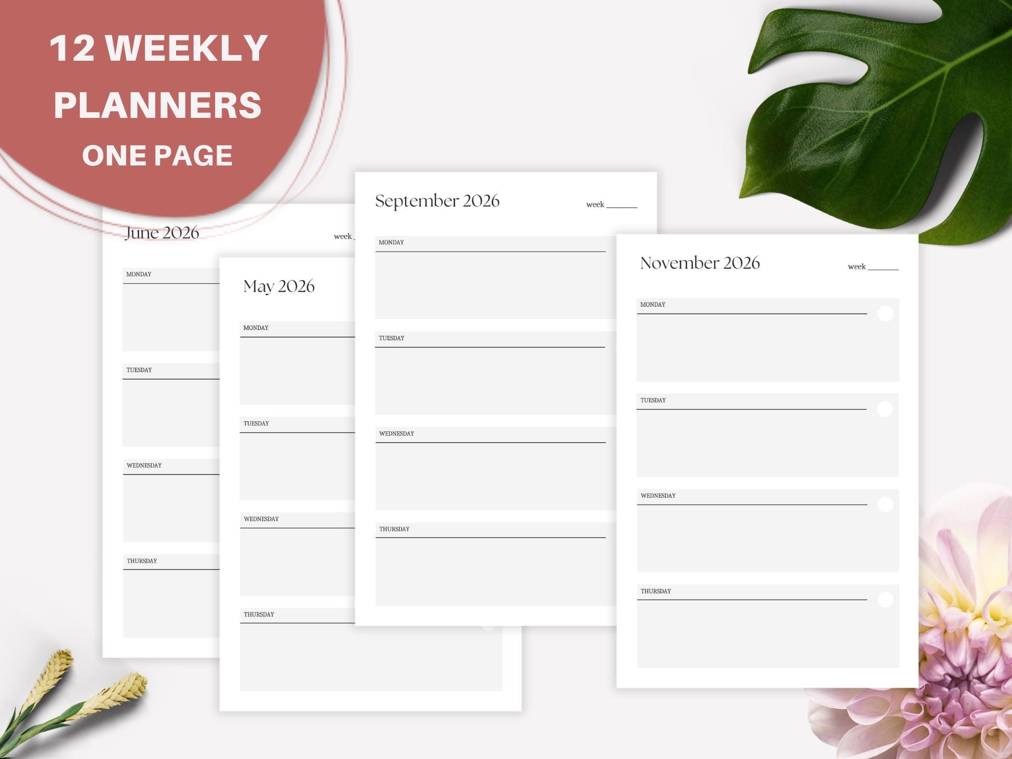 CANVA 2026 Planner Templates | KDP Planner | 6x9 Inches | Editable in ...