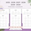 CANVA 2025 Monthly Templates | Year 2025 | Sunday and Monday Start ...