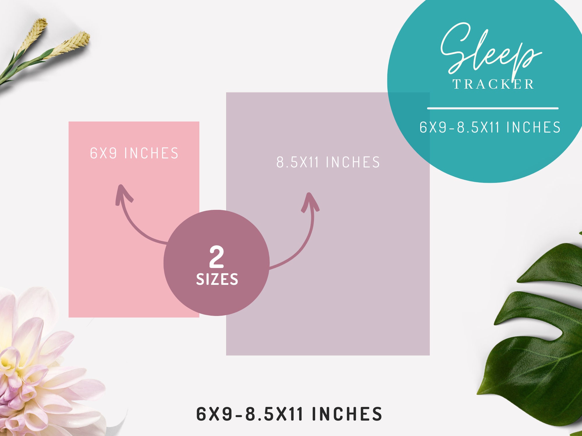 CANVA Sleep Tracker Journal Template 69, 8.5x11 Inches KDP Interior or ...