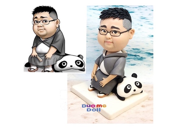 Custom Cartoons Figure Custom Bobblehead Figurine Birthday - Etsy