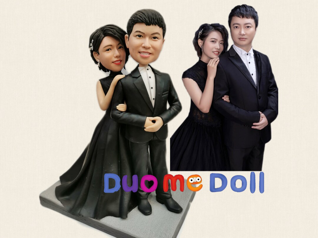 Custom Cake Topper Decoration From Photo Personalised 3D Portrait ...