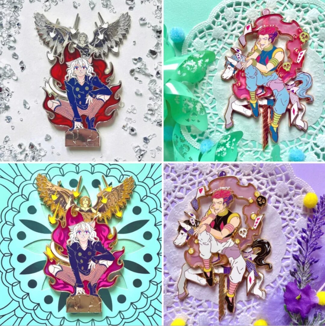 HH Clown and Kitty Hard Enamel Pins - Etsy