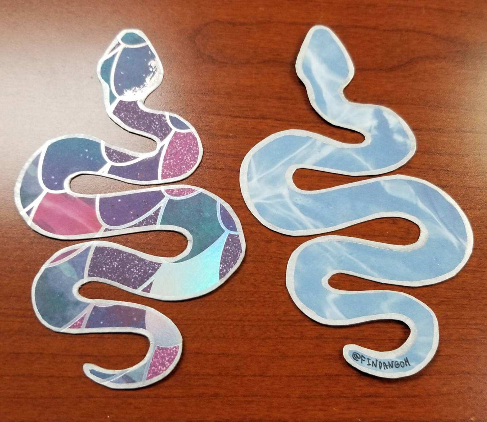 Snake Double sided Bookmarks Etsy snake-double-sided-bookmarks-etsy