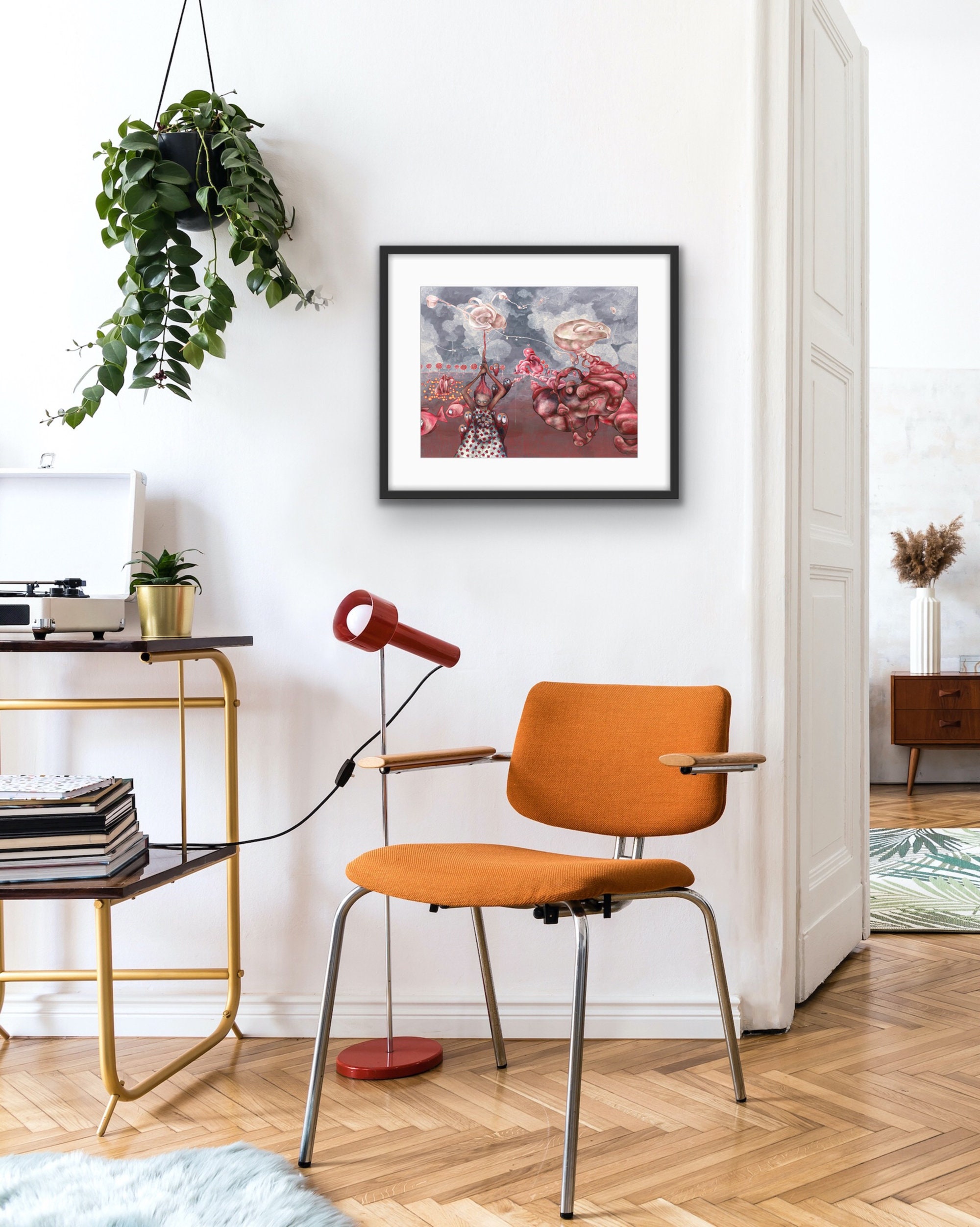 Complications Art Print Pop Surrealism Painting by Lotte - Etsy