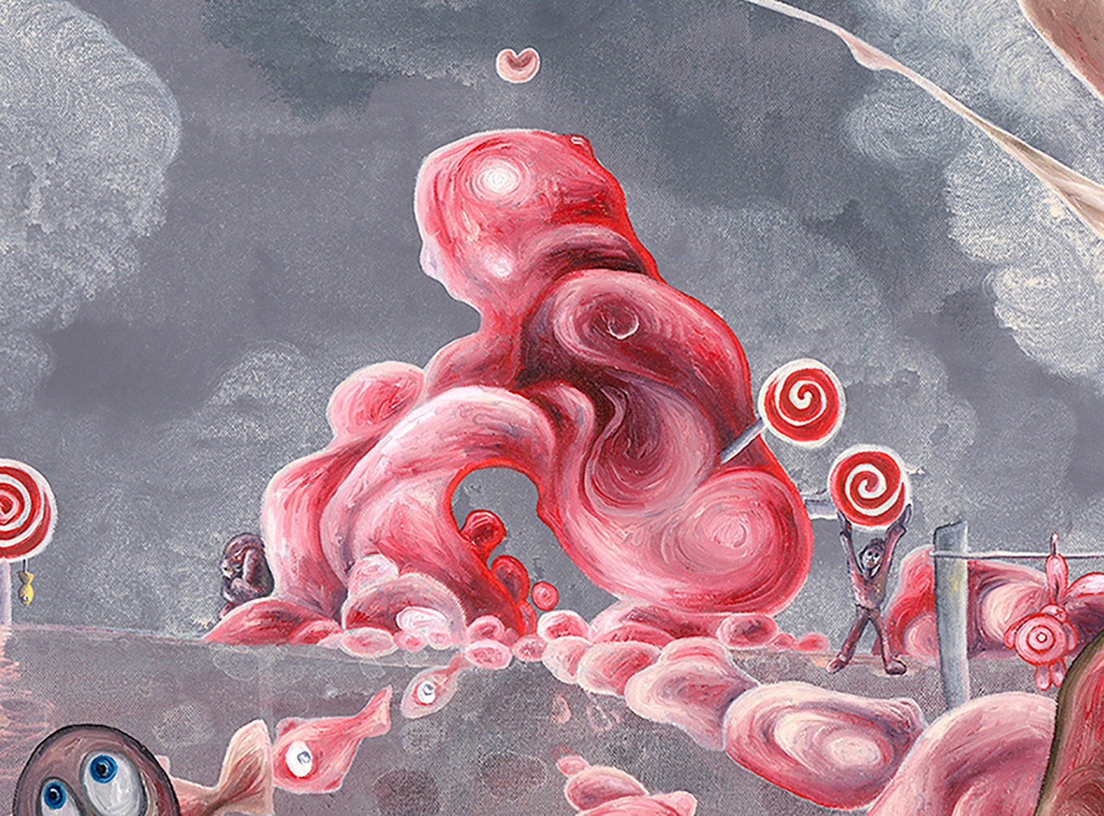 Complications Art Print Pop Surrealism Painting by Lotte - Etsy