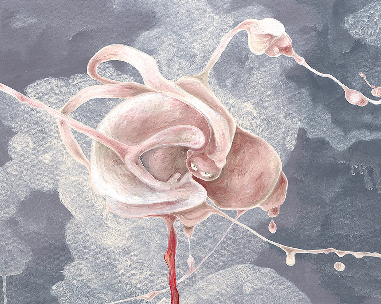 Complications Art Print Pop Surrealism Painting by Lotte - Etsy