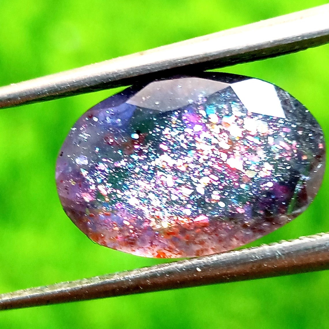 Rare Red iolite Sunstone Bloodshot Oval GemstoneTop Quality | Etsy