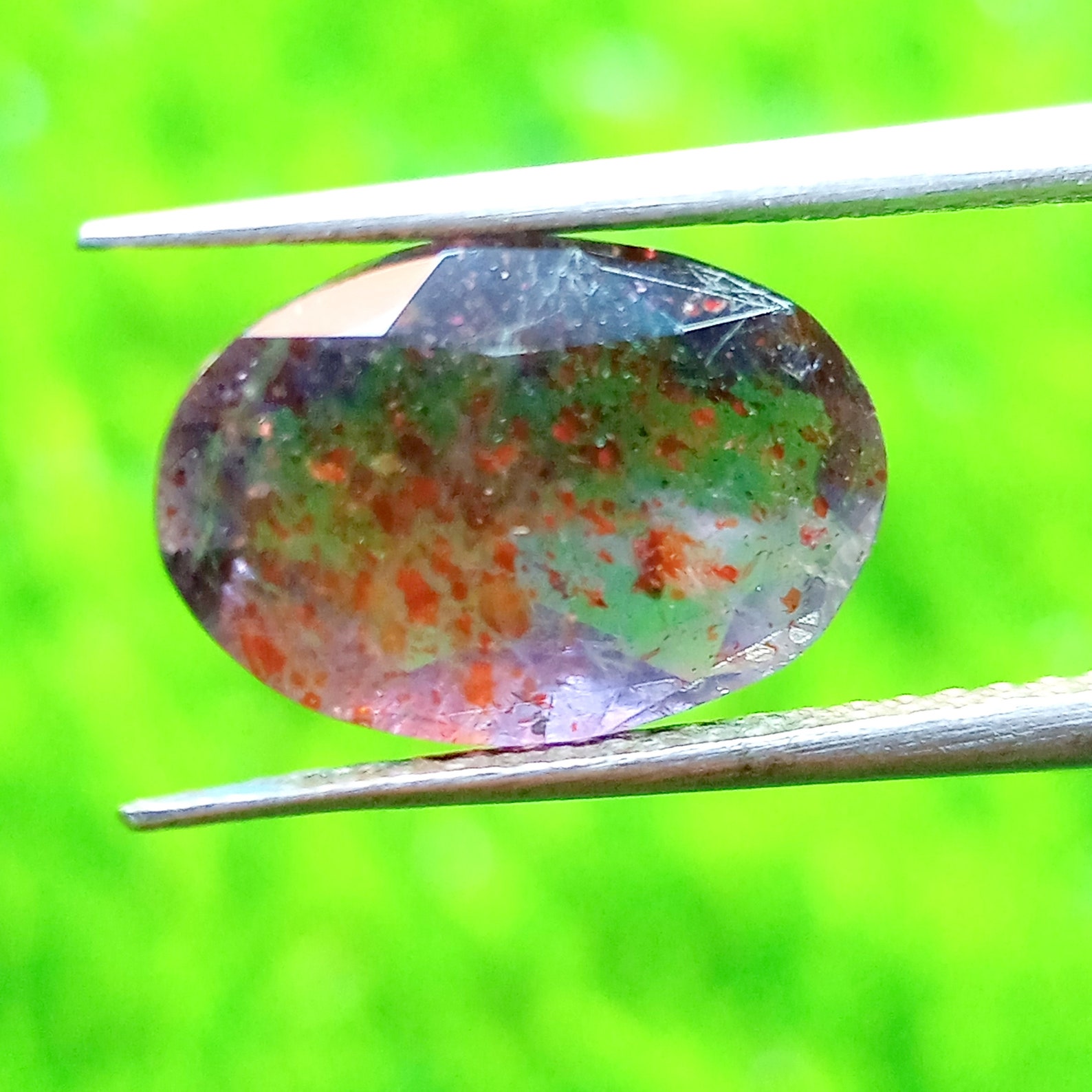 Rare Red iolite Sunstone Bloodshot Oval GemstoneTop Quality | Etsy