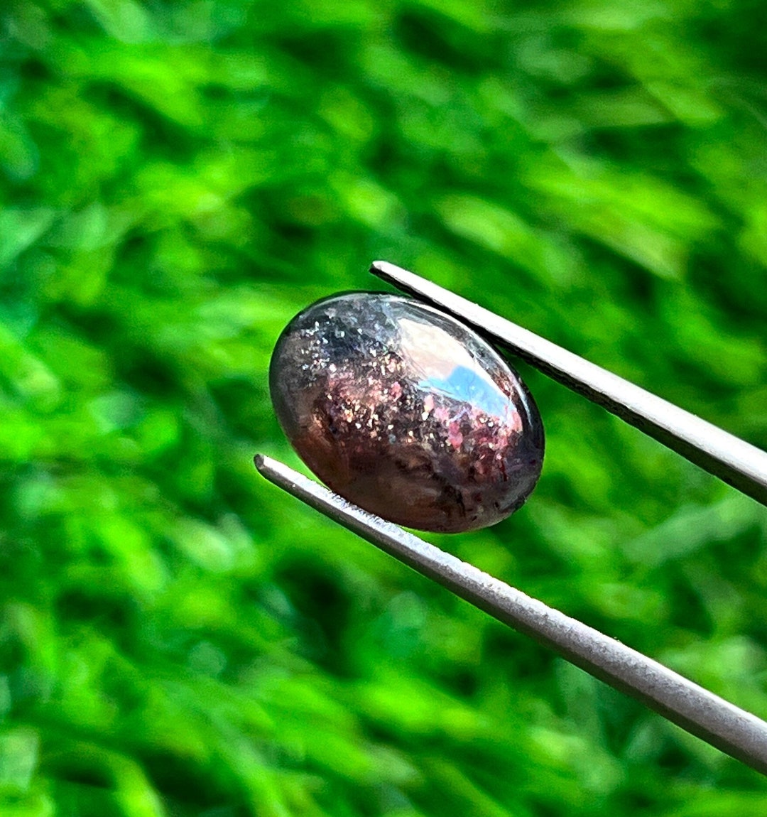 Blood Shoot Iolite Sunstone ,natural Iolite Sunstone Cabochon Oval ...