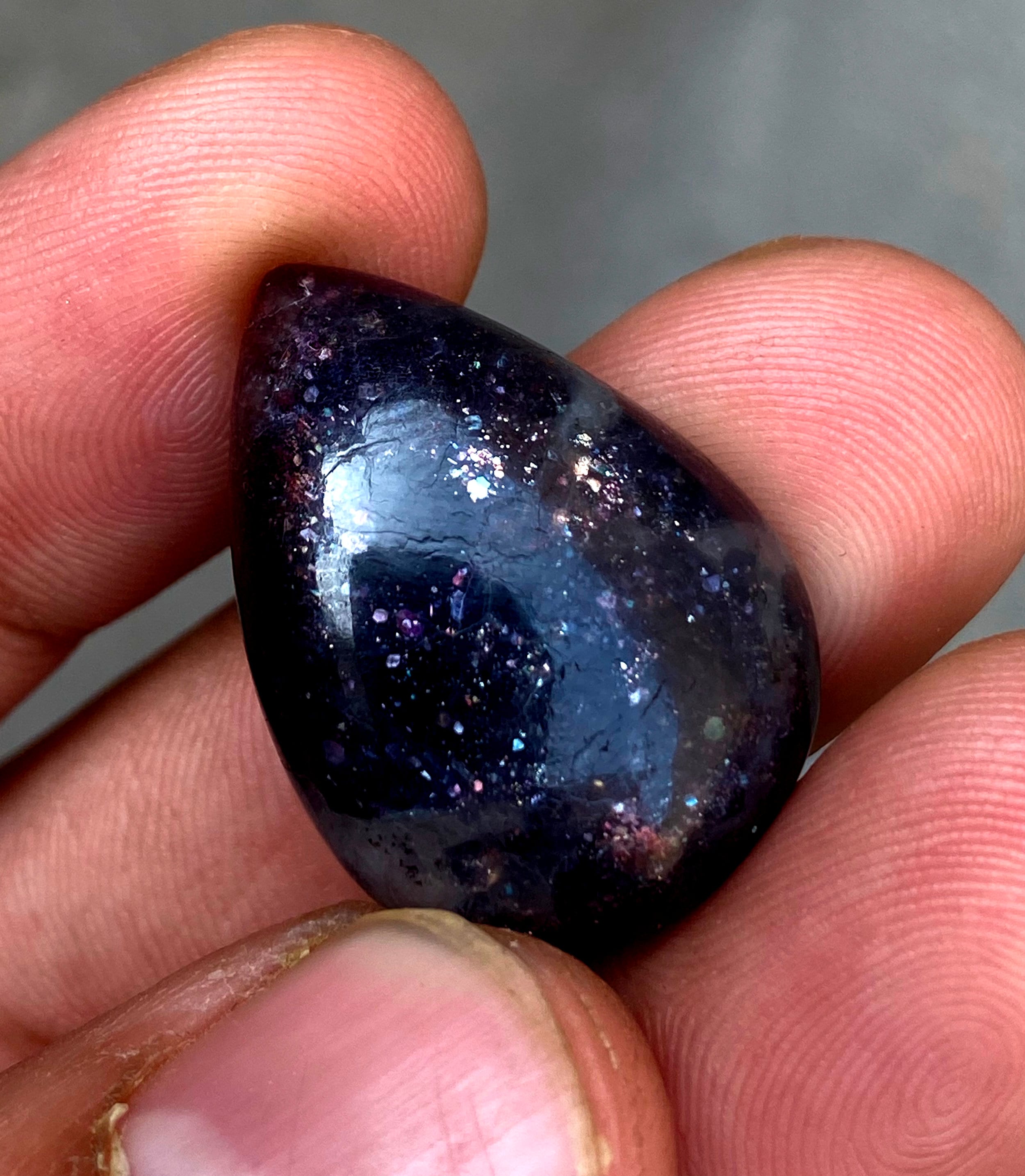 29 Ct Blood Shot Iolite Sunstone 100% Natural Iolite Sunstone - Etsy