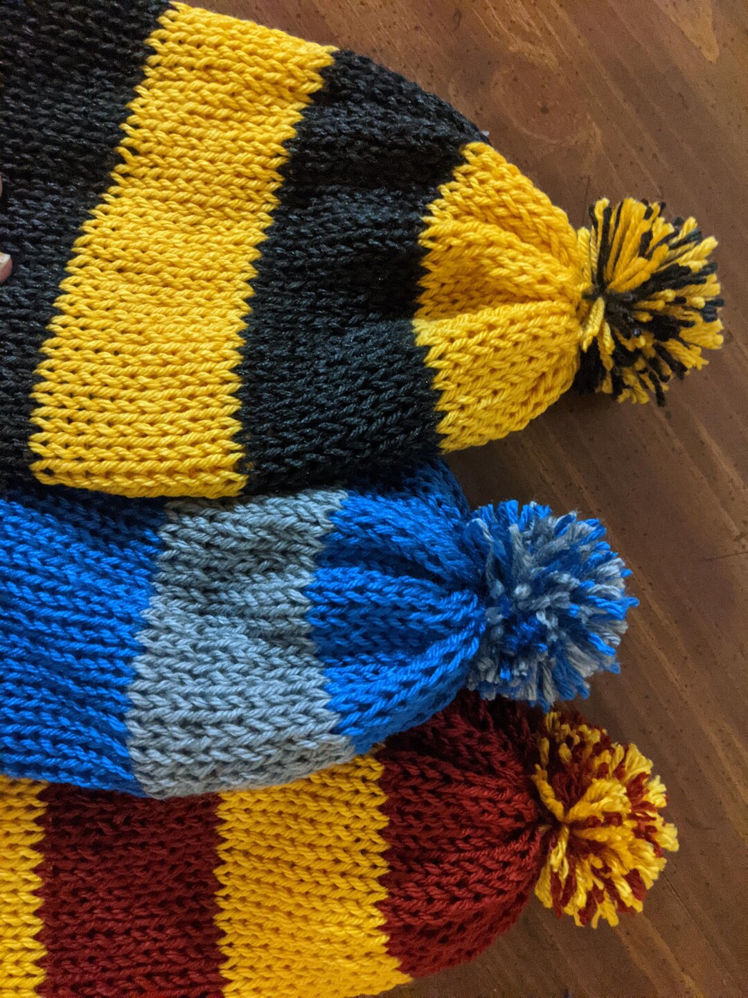 Custom Team Colors Knit Beanie – Football, Rugby, Soccer Fan Gift ...