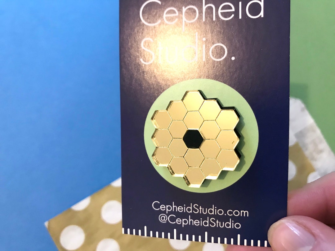 IMPERFECT Seconds Stock: JWST Pin Badge, James Webb Space Telescope ...