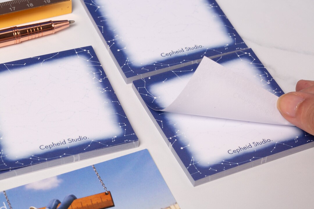 Constellation Sticky Notes, Cosmic Stationery - Etsy
