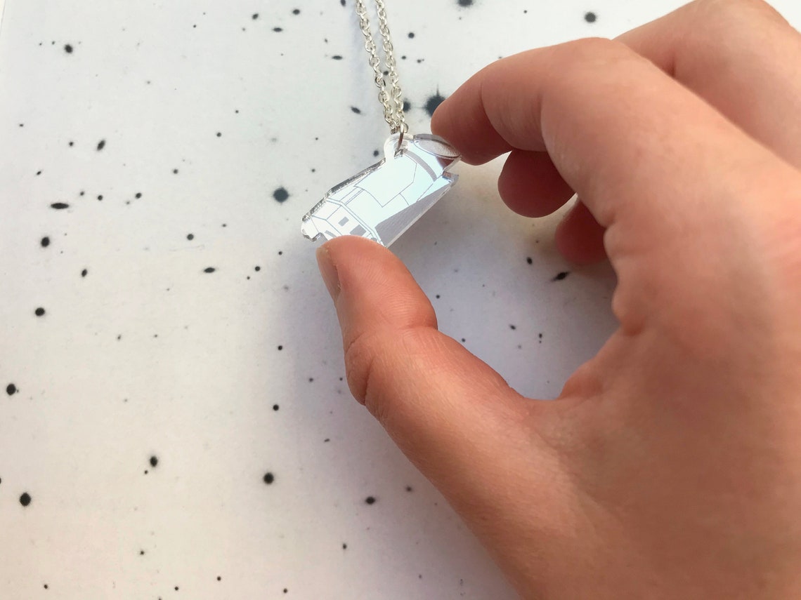 Kepler Telescope Necklace Mirror Perspex Pendant Necklace - Etsy