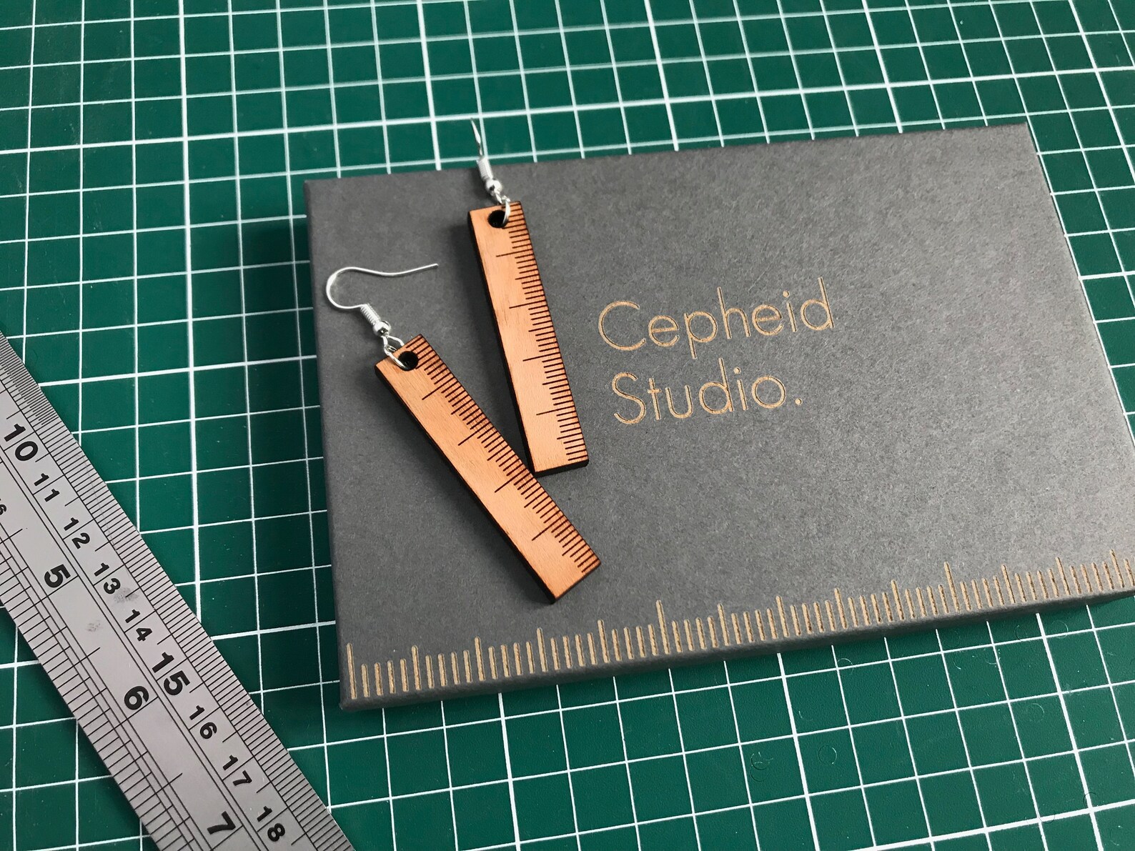 Ruler Earrings, Sewing Jewellery - Etsy