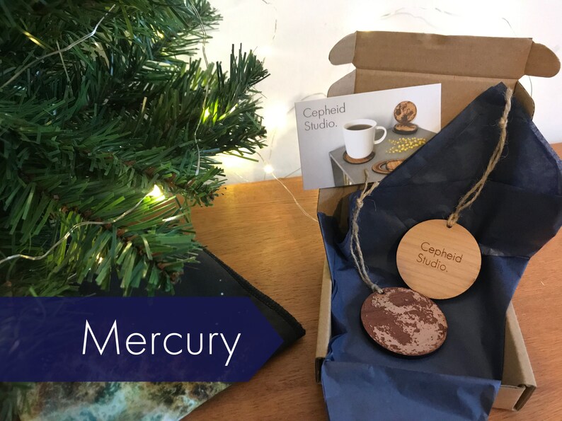 Solar System Baubles, Celestial Christmas Decorations - Etsy