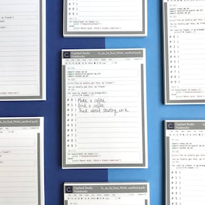 Python Code Notepads, Programmer Stationery - Etsy