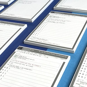 Python Code Notepads, Programmer Stationery - Etsy