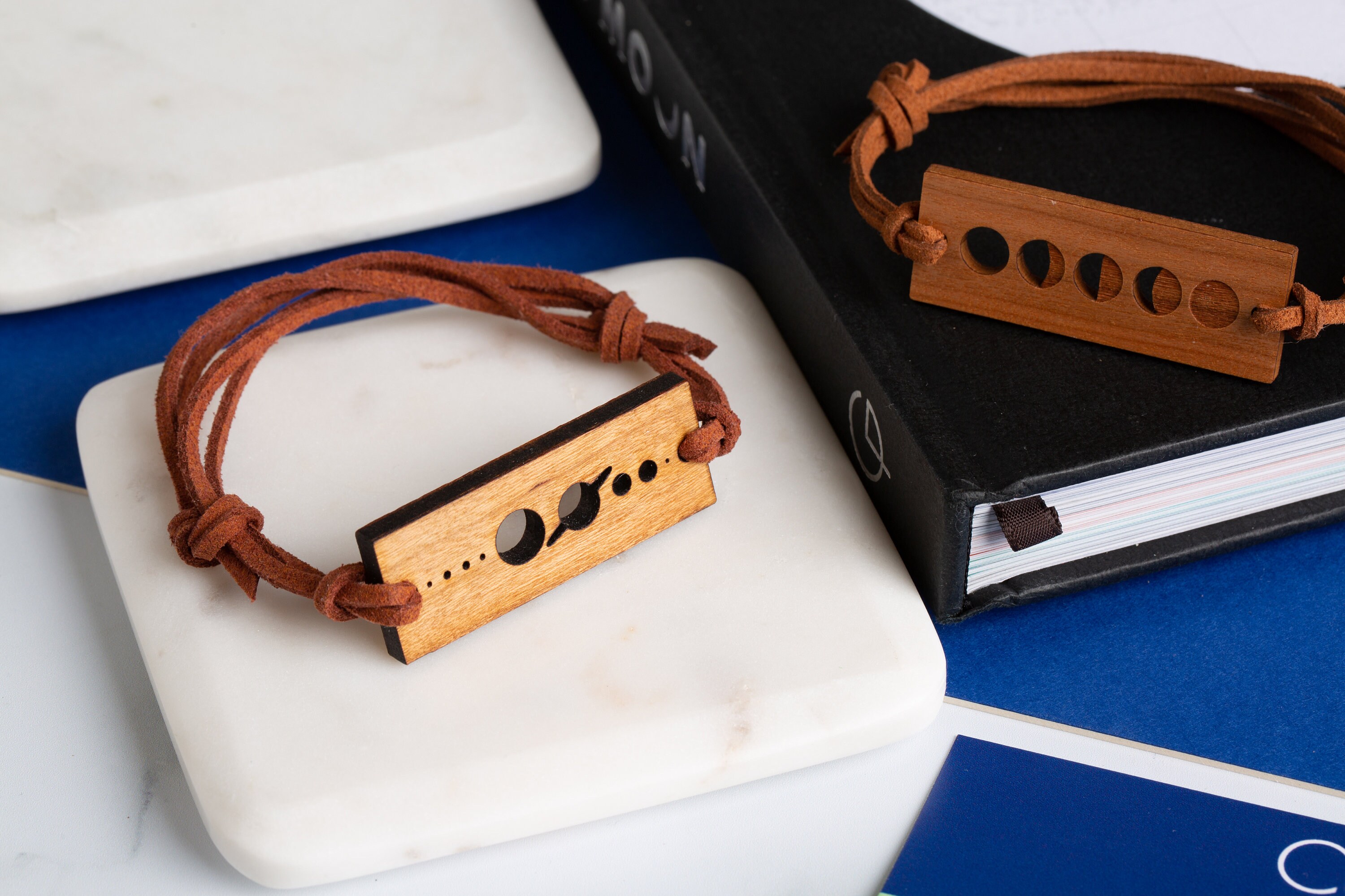 Wooden Cosmic Bracelet, Solar System Bracelet - Etsy