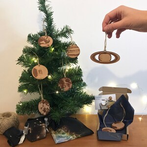 Solar System Baubles, Celestial Christmas Decorations - Etsy