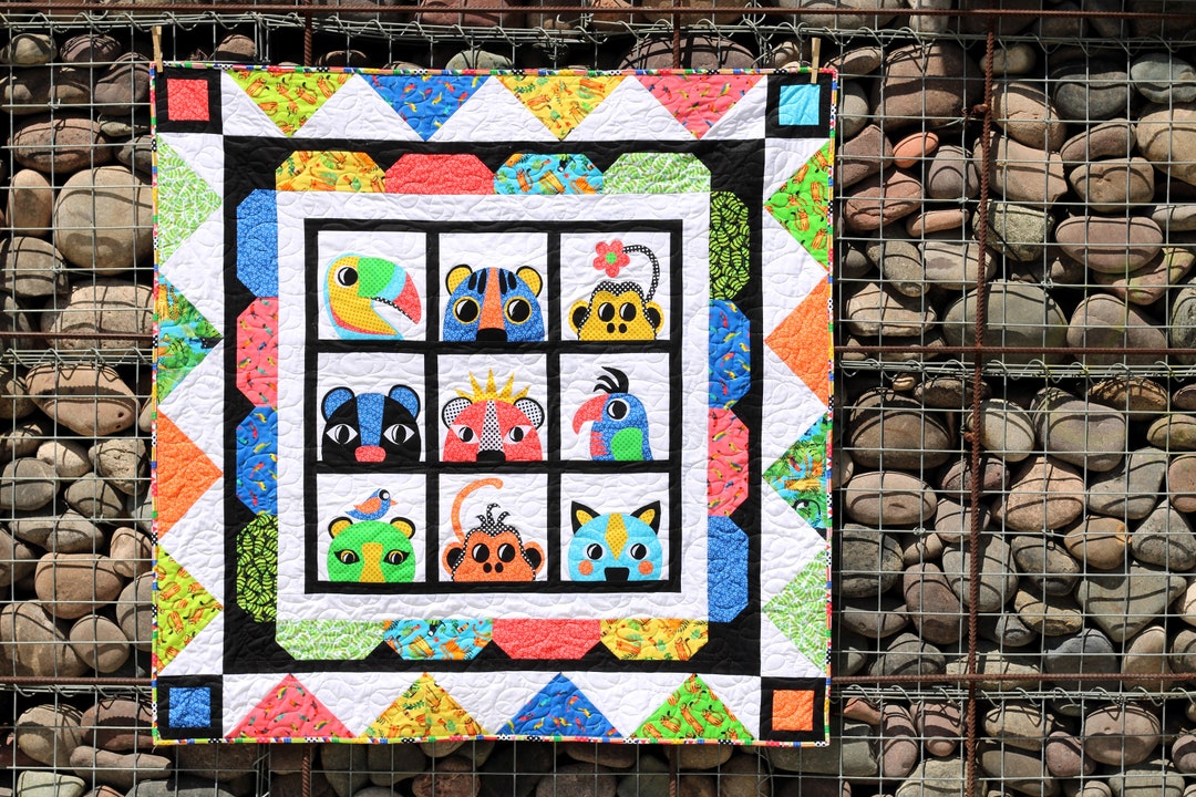 Jungle Fiesta Quilt Pattern - Etsy