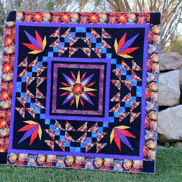 Sun Quilt Pattern - Etsy