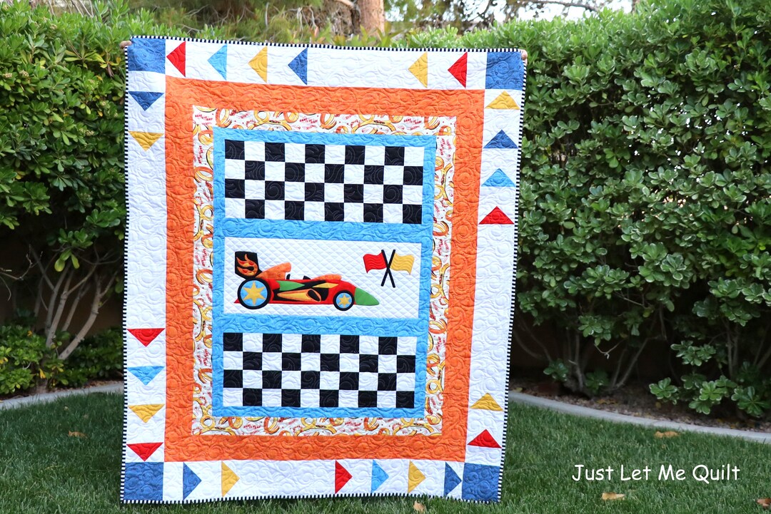 PDF the Race is on Quilt Pattern - Etsy