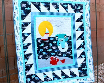 Shark Quilt Pattern | Etsy