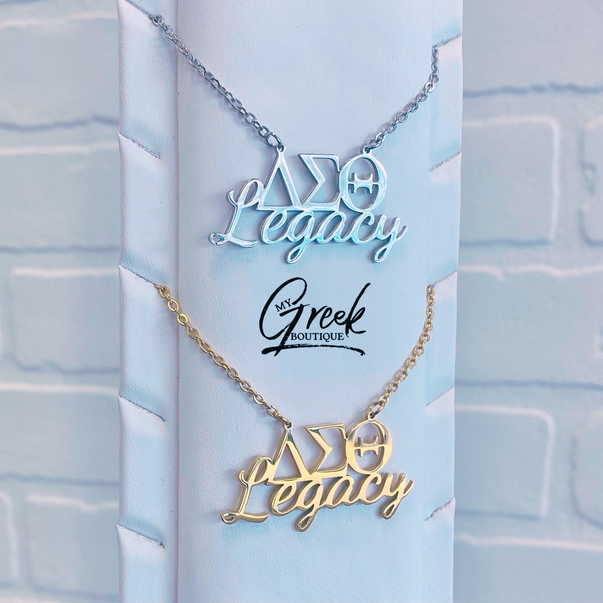 Delta Sigma Theta Legacy Necklace - Etsy