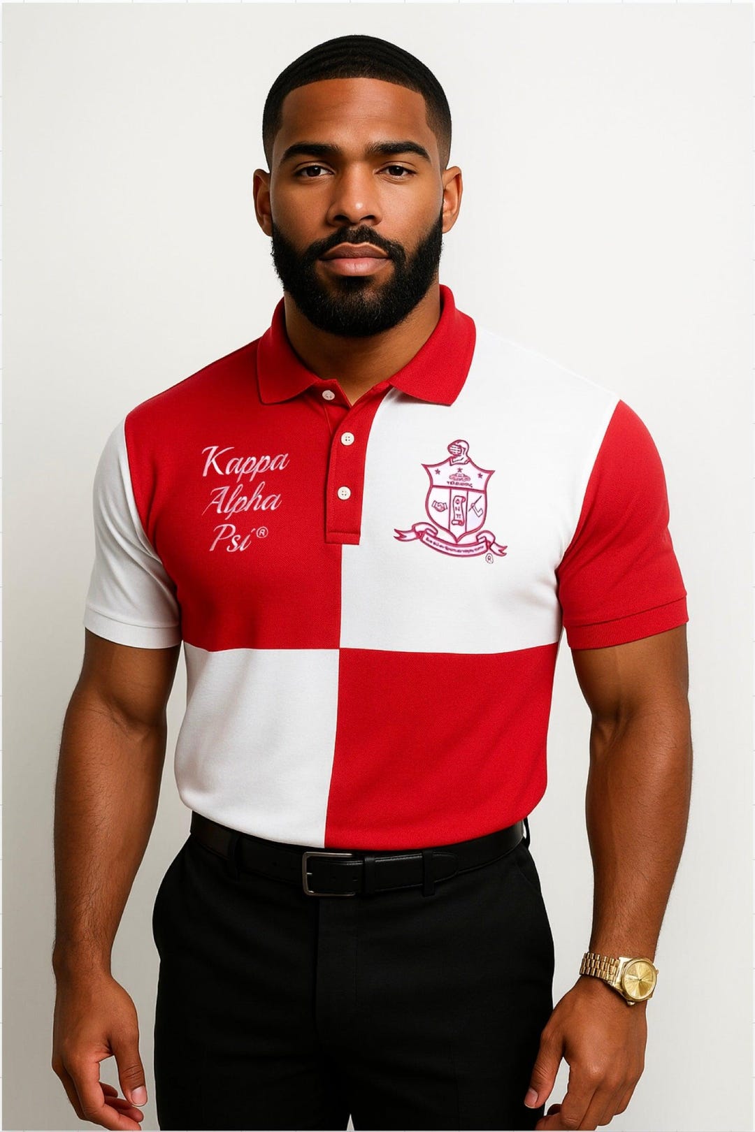 Kappa Alpha Psi Color Block Polo - Etsy