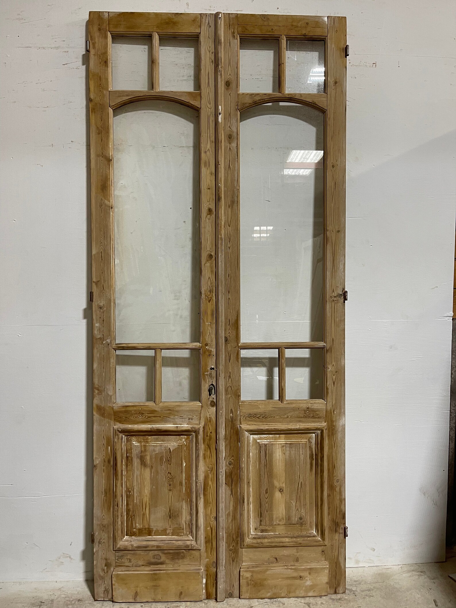 Antique French Panel Doors With Glass 101x44 J321 - Etsy