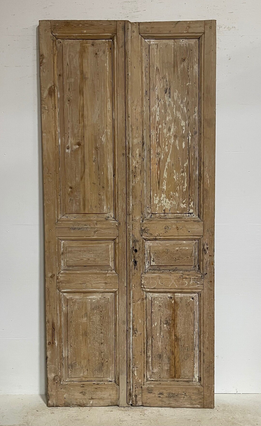 Antique French Panel Doors (98.75x43.75) G0137s - Etsy