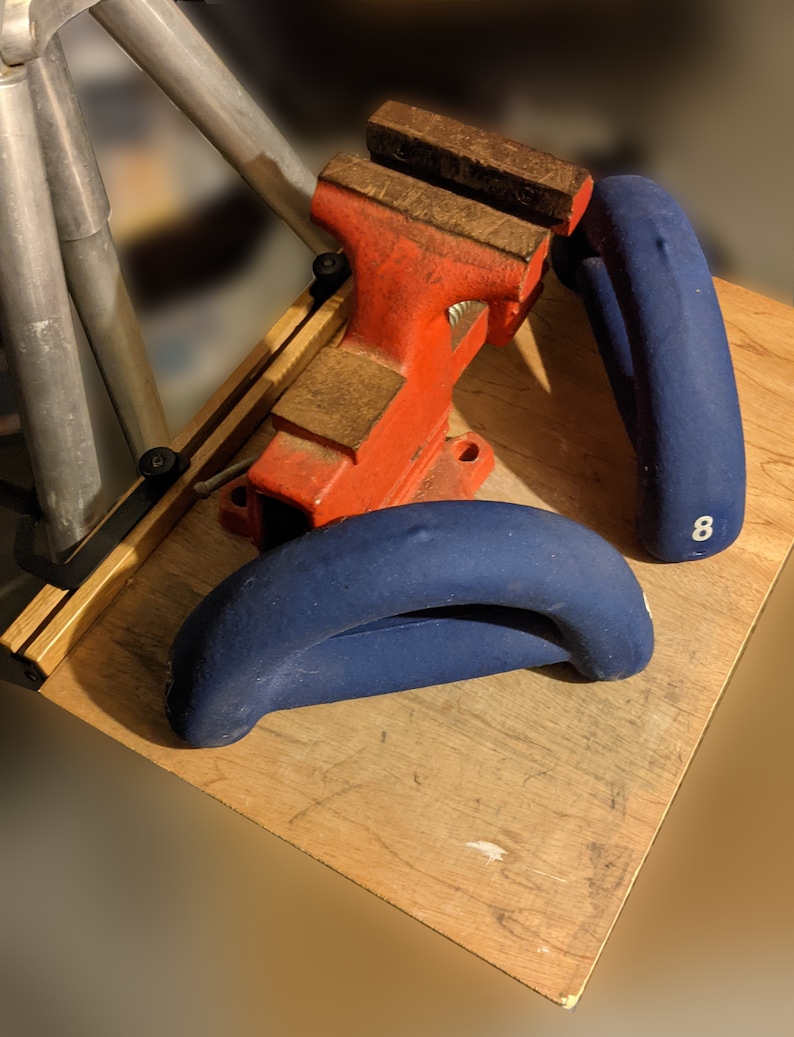 Unique Metal and Wood Palette Holder by Ledereasel Fits Snuggly on Your ...