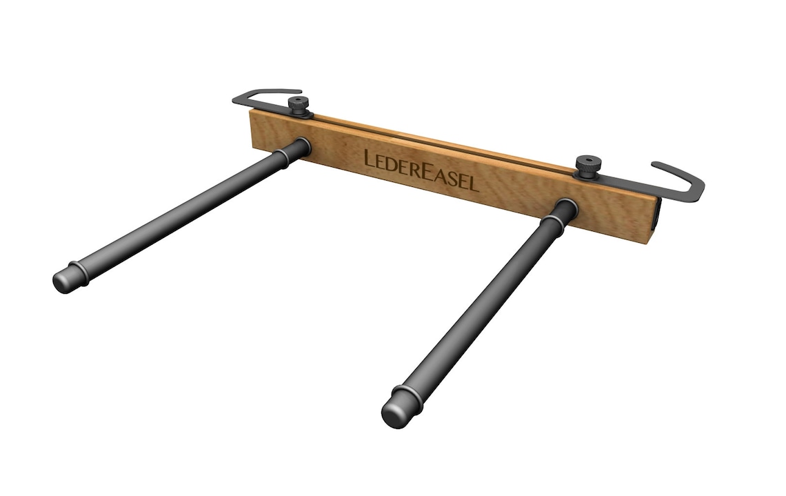 Unique Metal and Wood Palette Holder by Ledereasel Fits Snuggly on Your ...